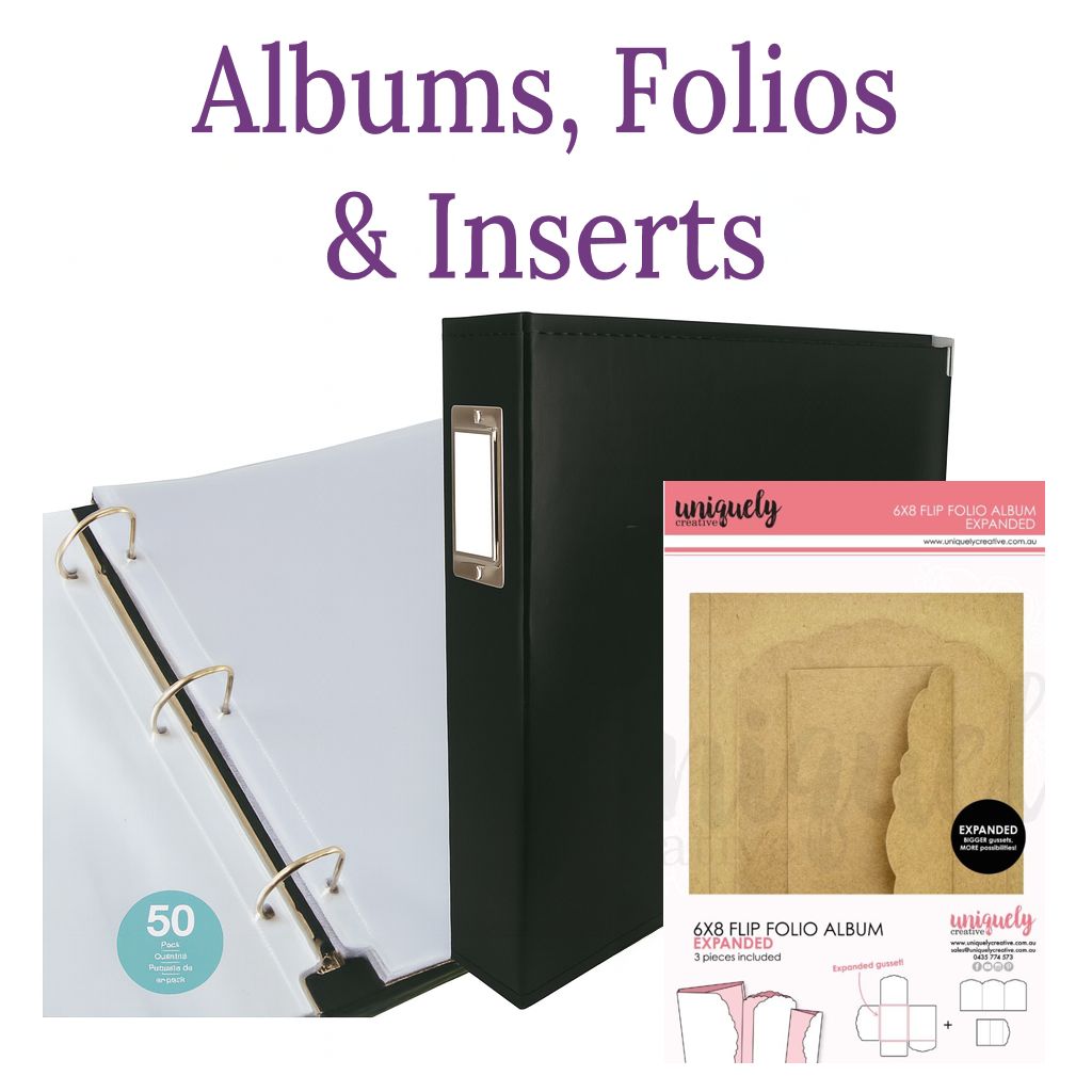Albums, Folios & Inserts | Scrapbooking Essentials | Handmade Haven